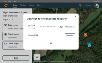 Field set-up with Wingtra GROUND
