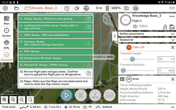 Pre-flight checklist