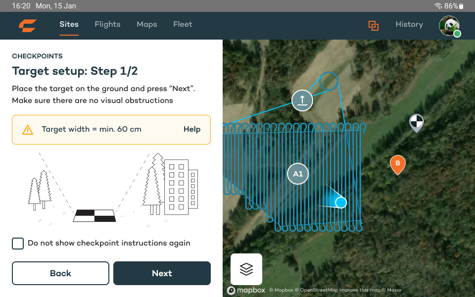Field set-up with Wingtra GROUND