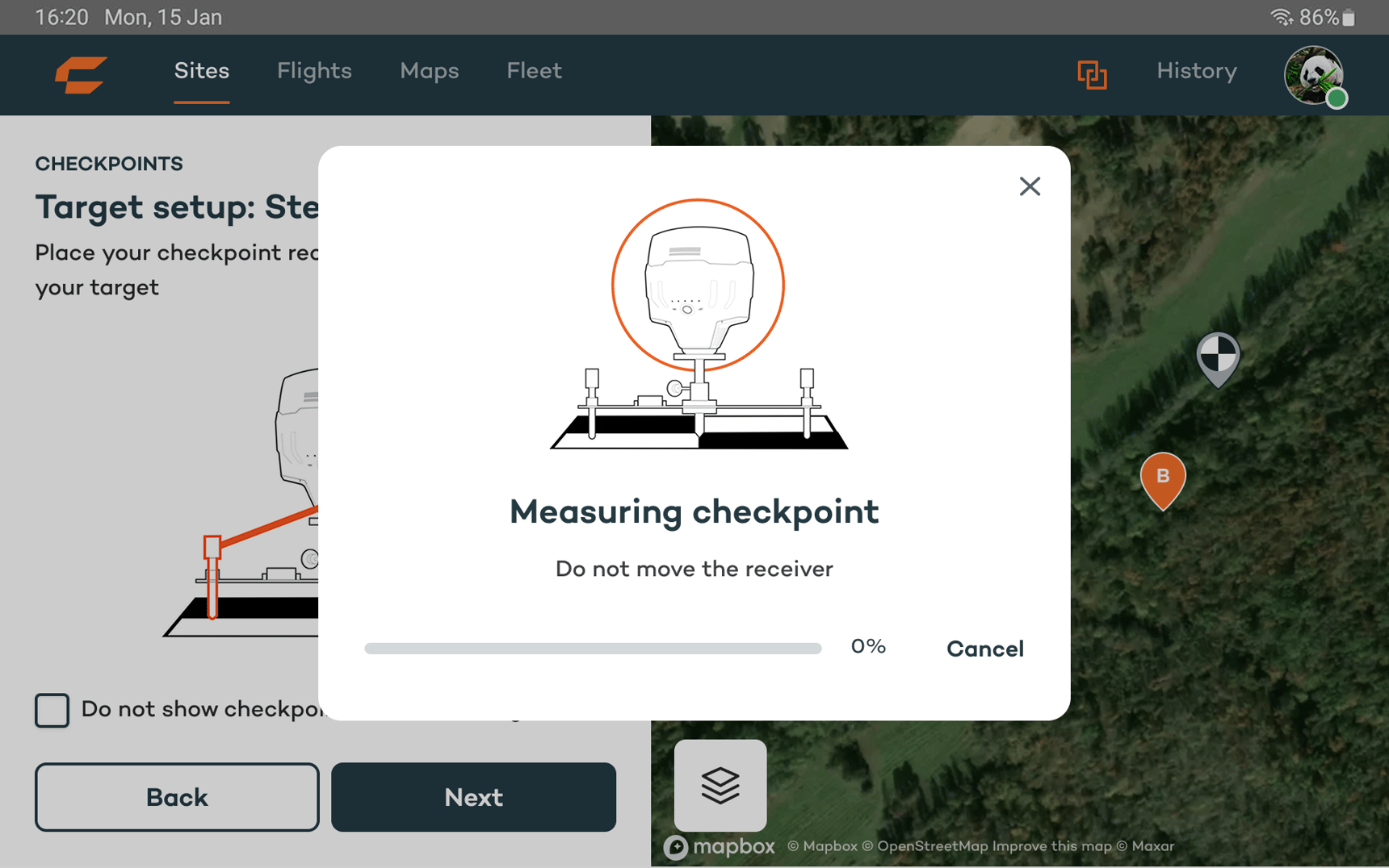 Field set-up with Wingtra GROUND