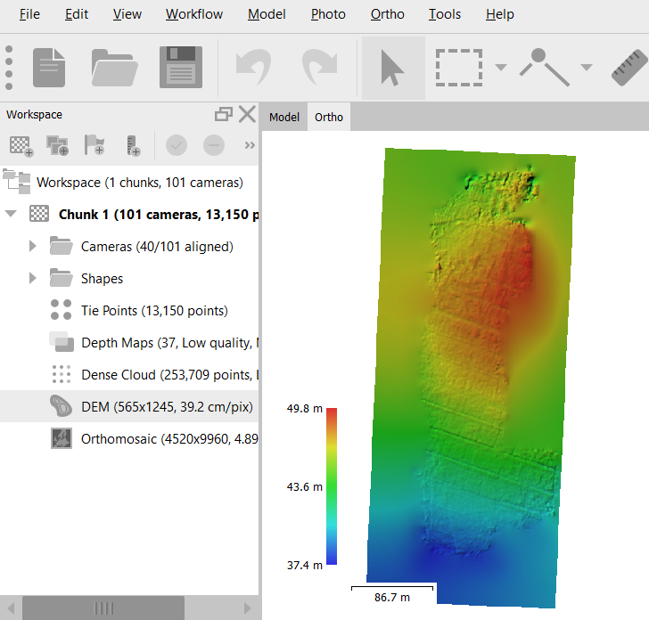 Process WingtraOne images with Agisoft Metashape