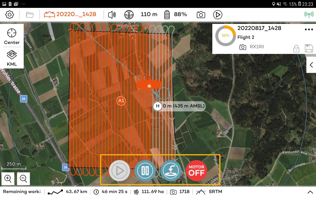 Flight modes and in-flight interactions