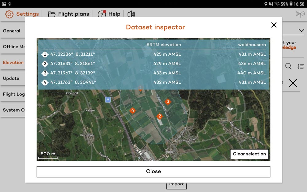 Custom elevation data import