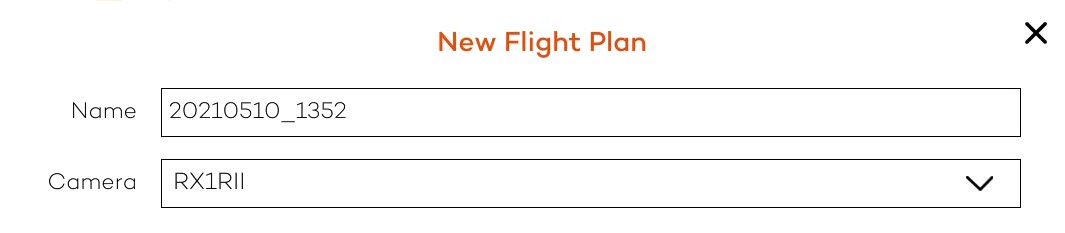 Create a new flight plan