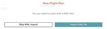 Create a new flight plan