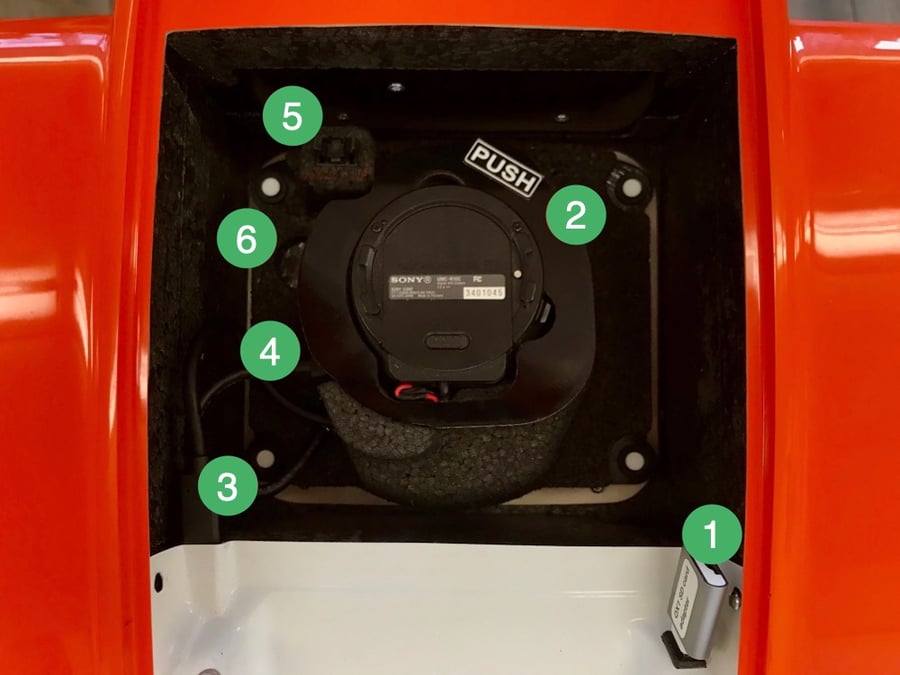 Set up Sony QX1 20MP camera on WingtraOne GEN I